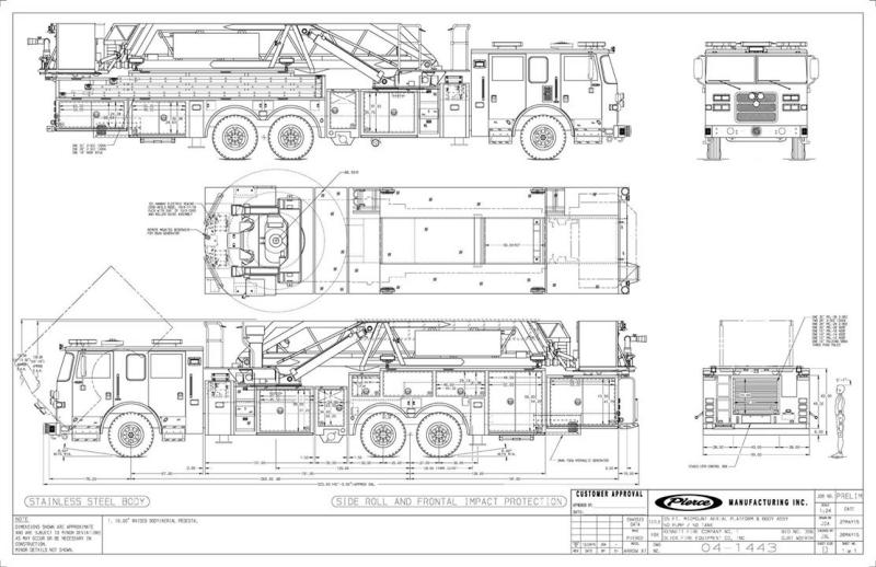 Drawings for Truck 24 - Kennett Fire Company No. 1